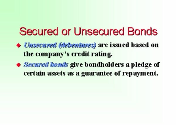 Secured and Unsecured Bond: Understanding the Key Differences